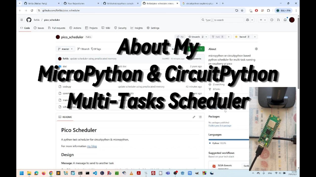 About My MicroPython & CircuitPython Multi-Tasks Scheduler