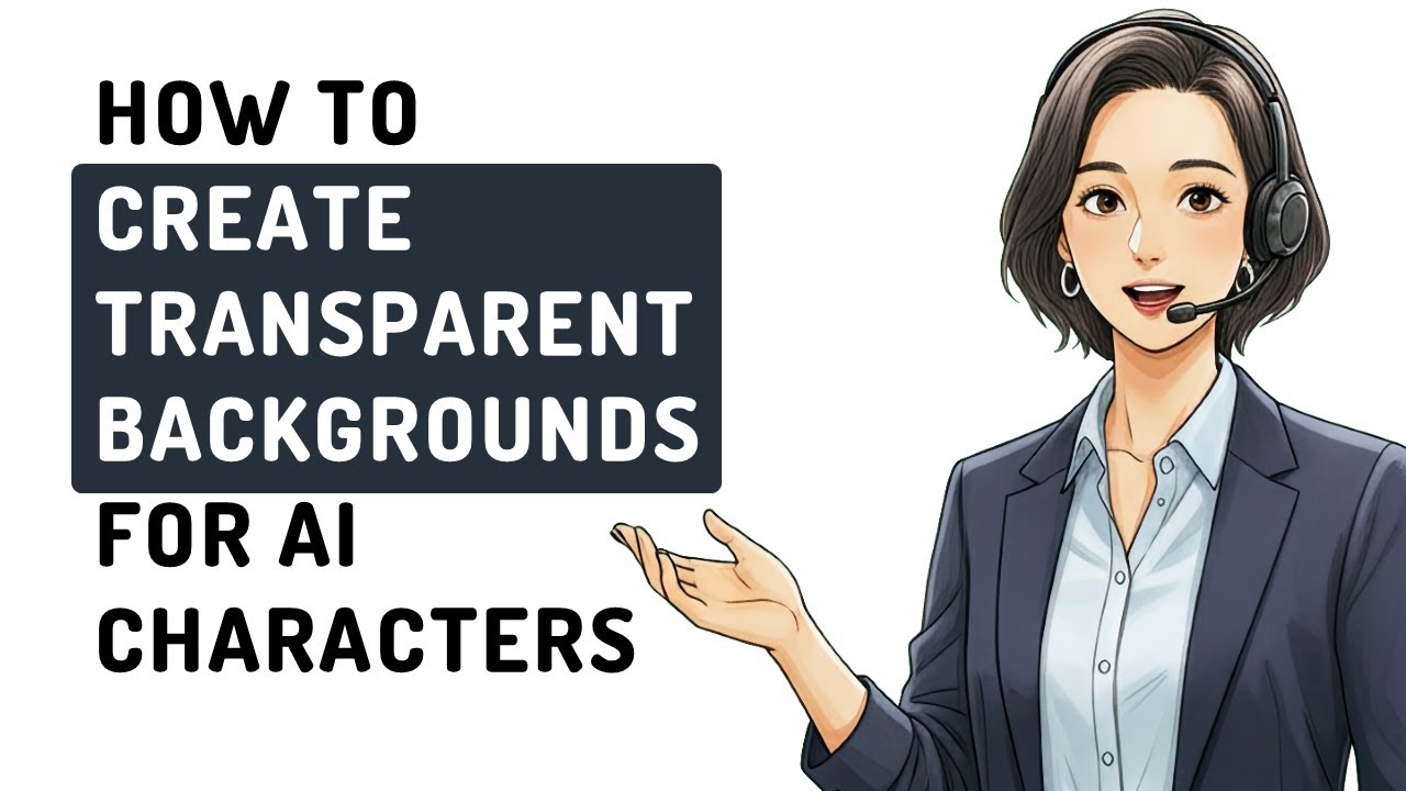 A Simple Way to Create Transparent Backgrounds for AI Characters