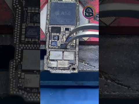 iPhone ???? 12/12pro charging ic /notcharging #apple #iphonerepairing #sktech #chargingic #repair