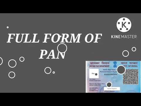 PAN full form