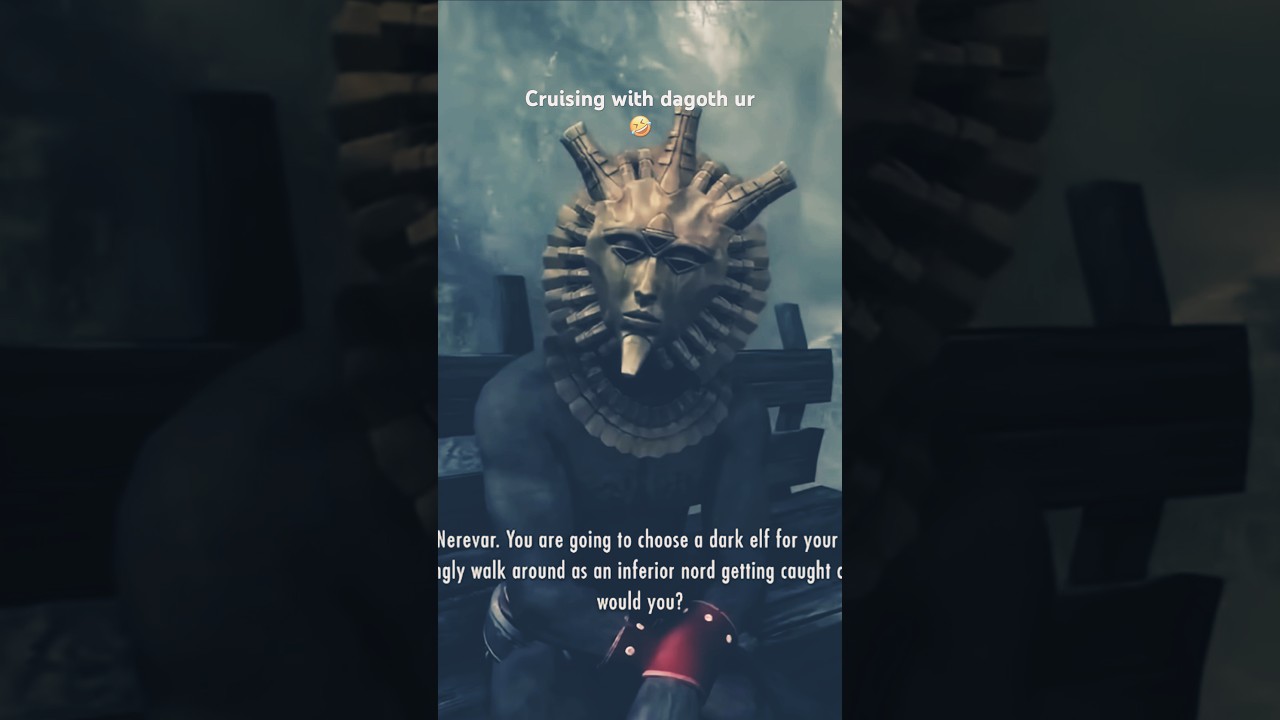 Dagoth ur knows he’s just code🤣#mods #gaming #skyrim #dagothur #skyrimmods #memes