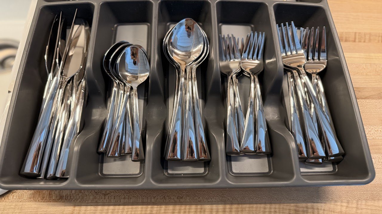 My Favorite New Silverware Set! Alata Bailey 20-Piece Flatware Review