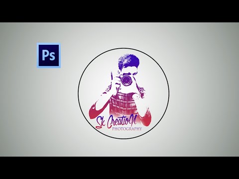 How to design a Photography logo | photoshop tutorial | sk creation