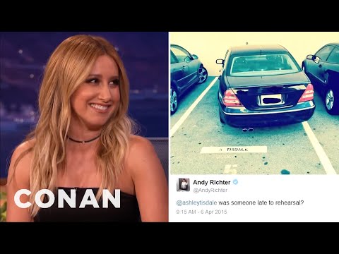 Ashley Tisdale's Twitter Spat With Andy Richter | CONAN on TBS