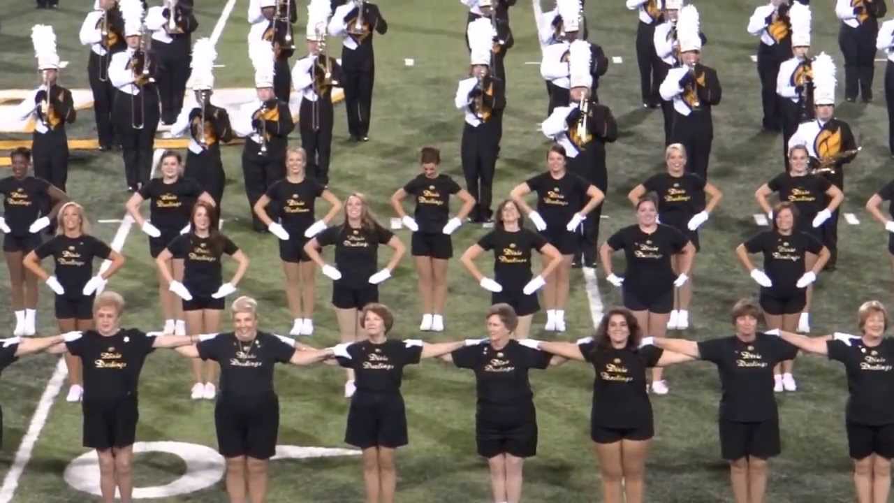 2013 USM Dixie Darling Alumni Halftime Performance