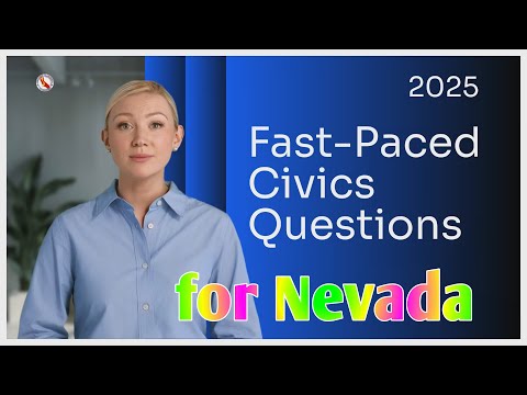 100 Civics Questions 2025 Nevada — Fast-Paced Edition