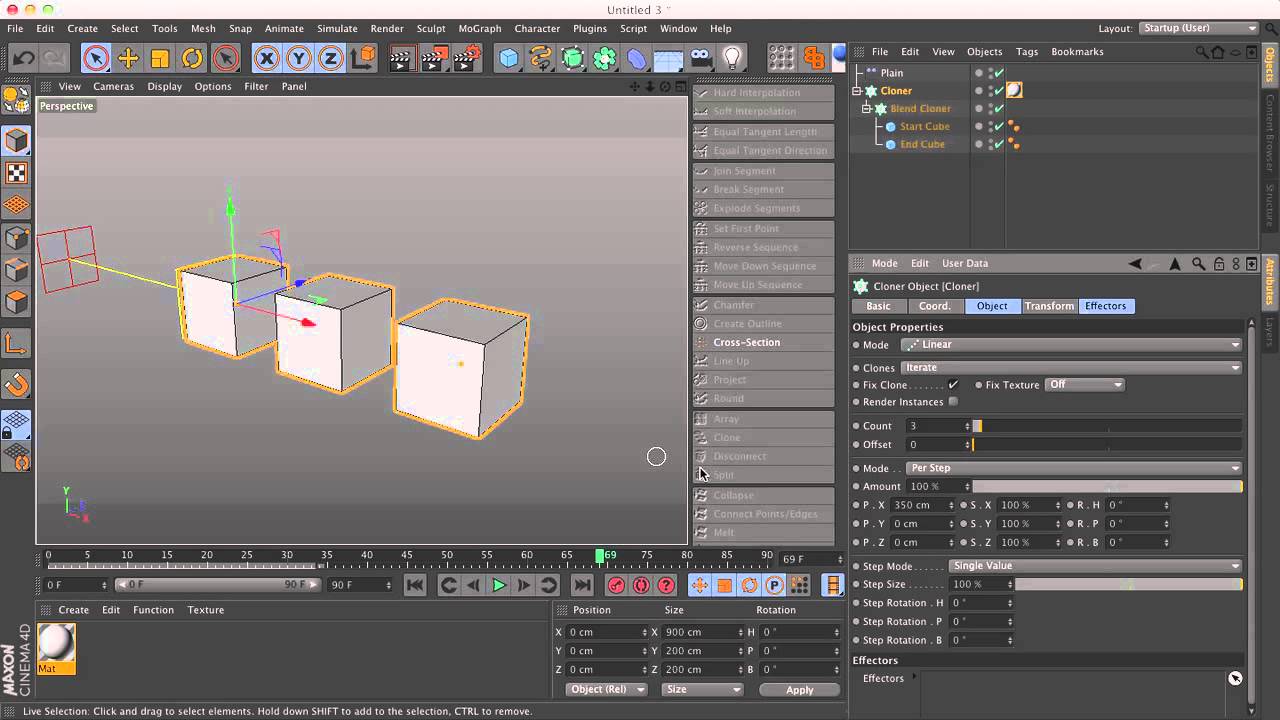 C4D Tutorial: Affect Any Clone Parameters with an Effector