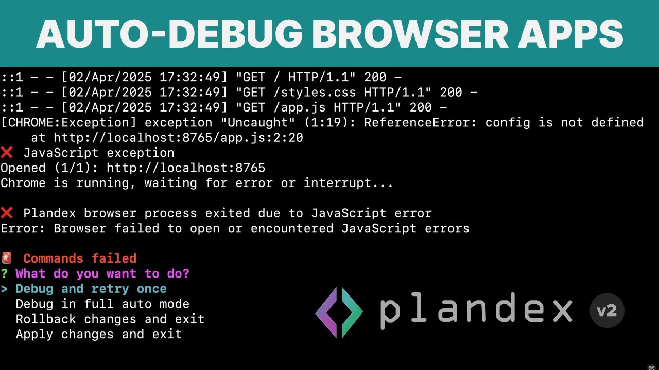 Debugging browser apps with AI