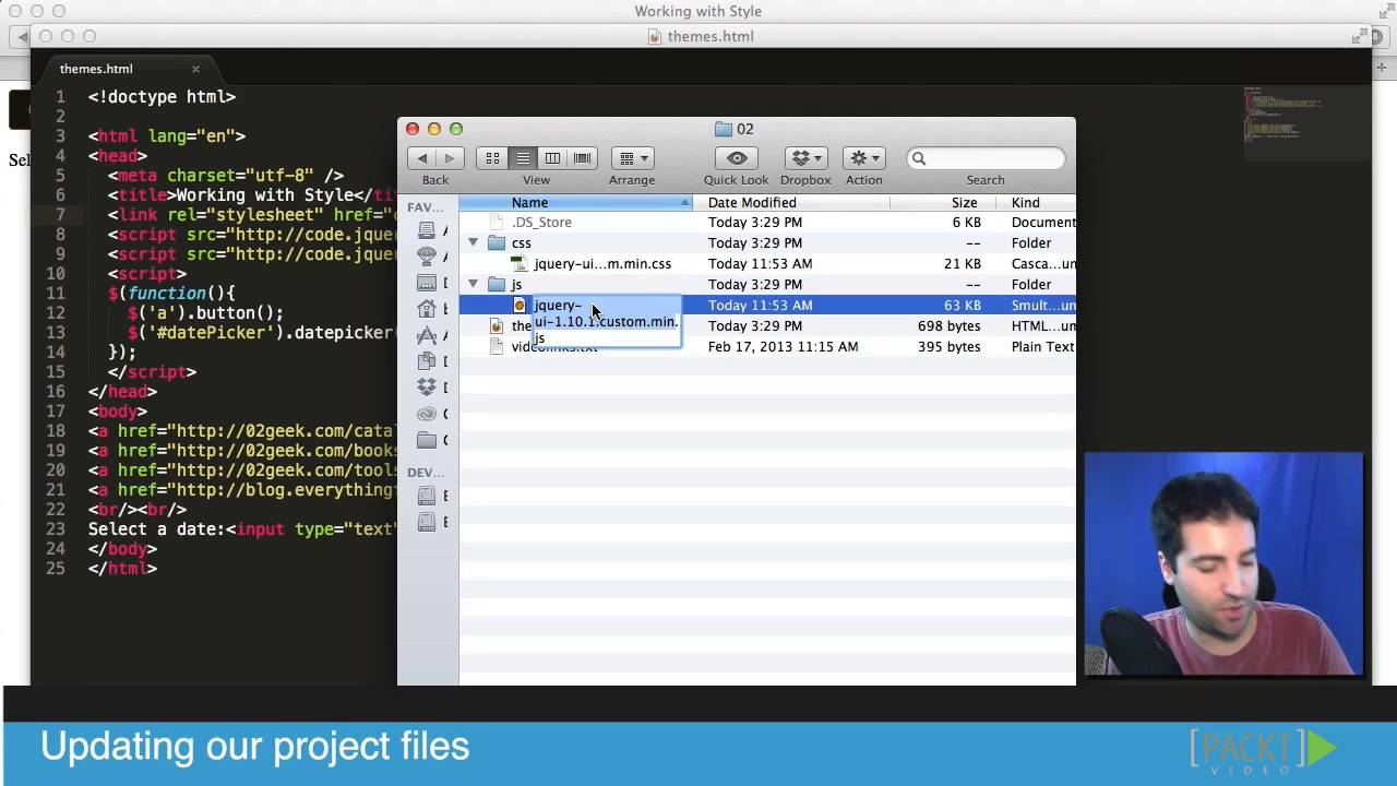 jQuery UI Development Tutorial: Optimizing Your Project | packtpub.com