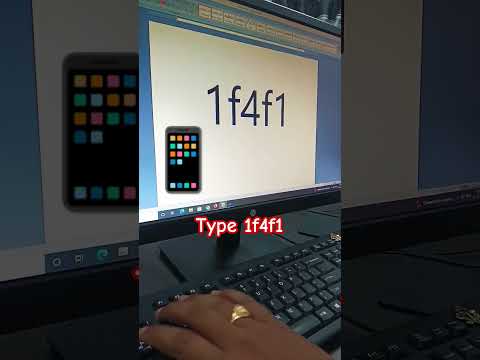 📱phone Symbol Shortcut in Ms word #shorts #phone #msword #shortcutkeys #computer #viral