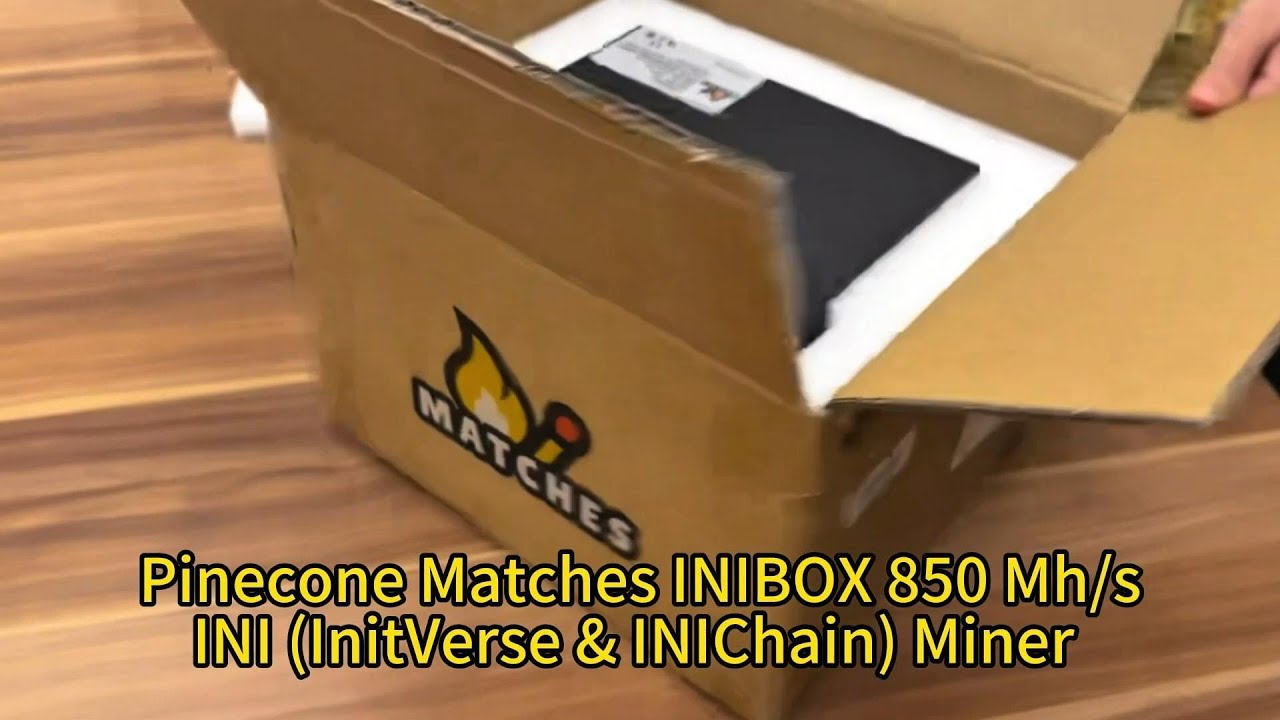 Pinecone Matches INIBOX 850MH/s ASIC Miner Review | INI / InitVerse Mining Explained