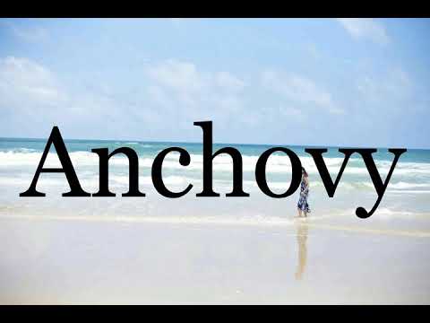 How To Pronounce Anchovy🌈🌈🌈🌈🌈🌈Pronunciation Of Anchovy