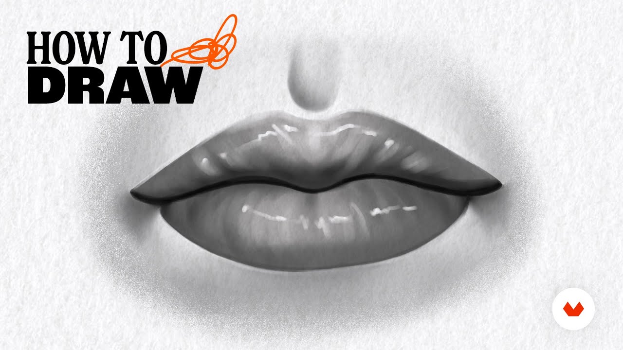 DRAWING TUTORIAL: How to draw realistic lips - By Alina Cuiedan | Domestika English