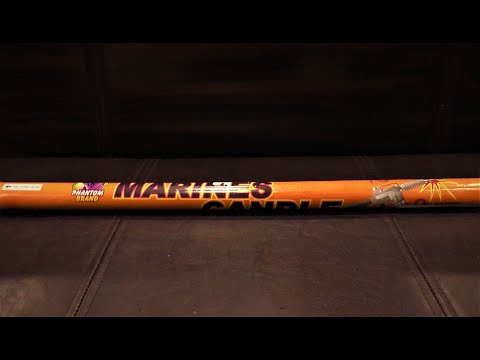 Phantom Fireworks - (American Military Candles) Marines Candle (5 Shots)