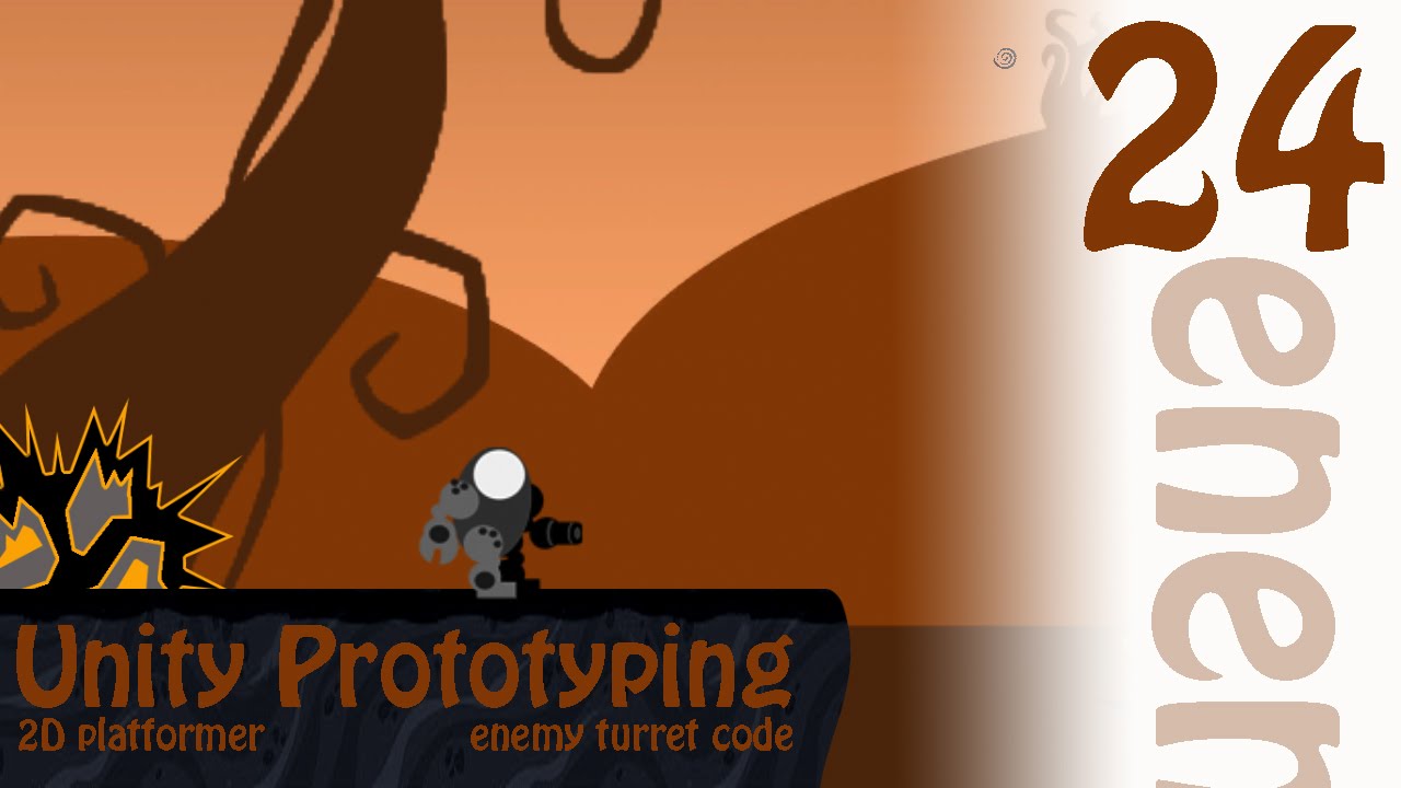 2D Prototyping in Unity - Tutorial - Platformer - Enemy Turret Code