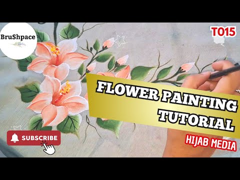 Paint Stunning Flowers on Fabric βscrafβ Simple Tutorial