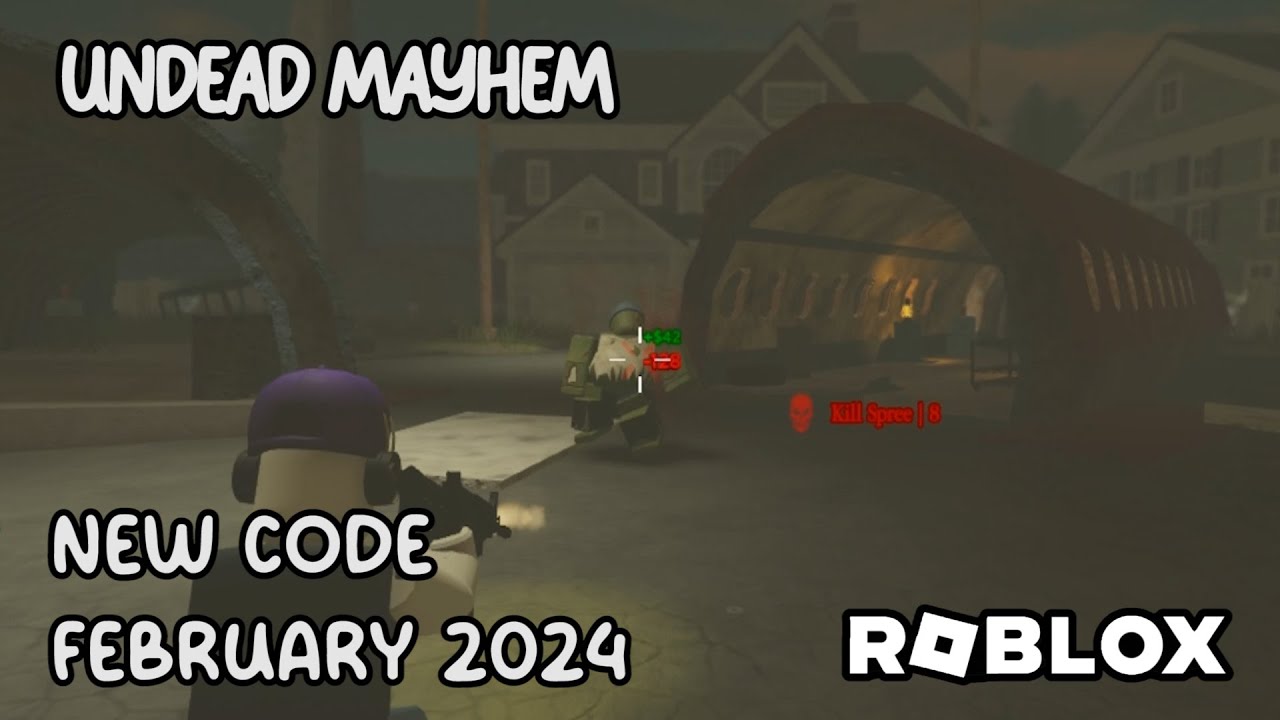 Roblox Undead Mayhem New Code February 2024