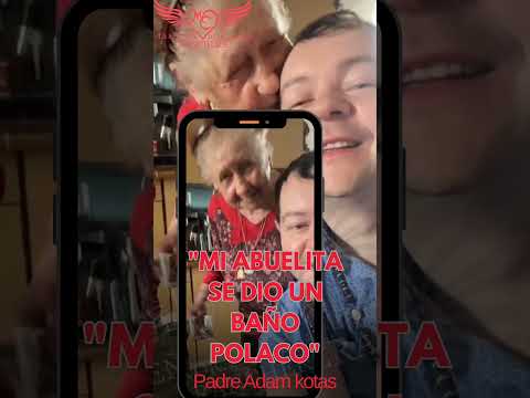 Padre Adam Kotas"MI ABUELITA SE DIO UN BAÑO POLACO🤣"#viral #humor #funniestvideo