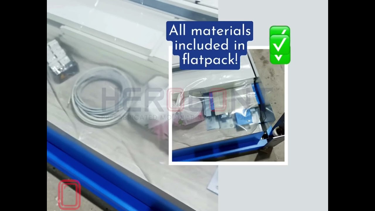 Herocont Flatpack Containers Preparation