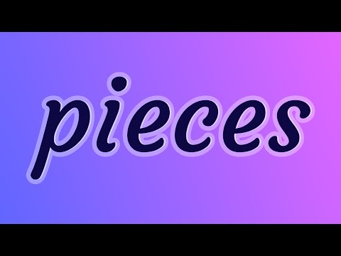 Pieces - 218 English Vocabulary Flashcards