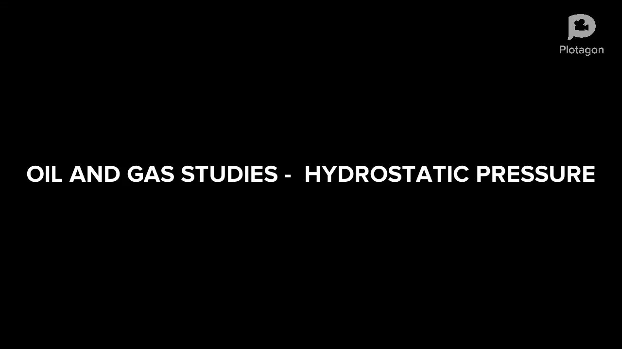 Hydrostatic Pressure - IWCF- Oil & Gas studies