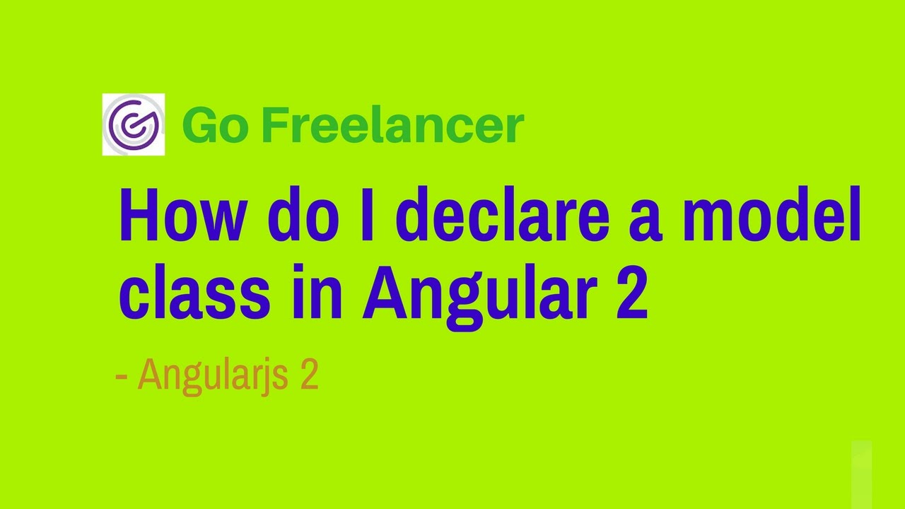 How do I declare a model class in Angular 2