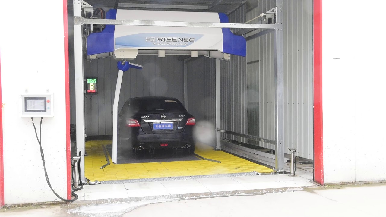 RISENSE Touchless car wash machine in QINGDAO factory.