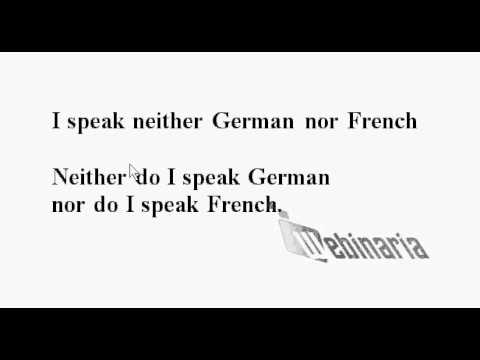 🔵 Inversion After Neither and Nor - Inversion - ESL British English Pronunciation