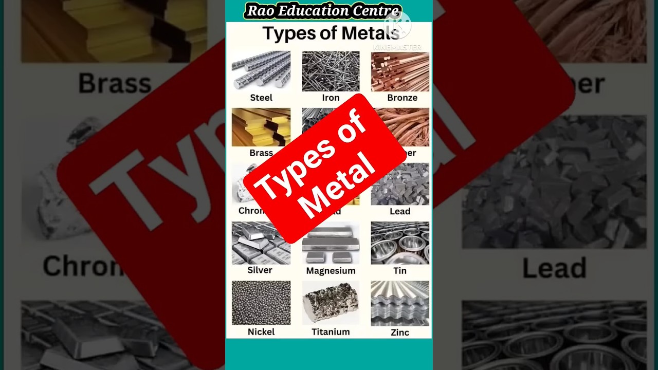 #Do you know types of Metal? #shorts #shortvideo #trending #viral #education #advance #learning