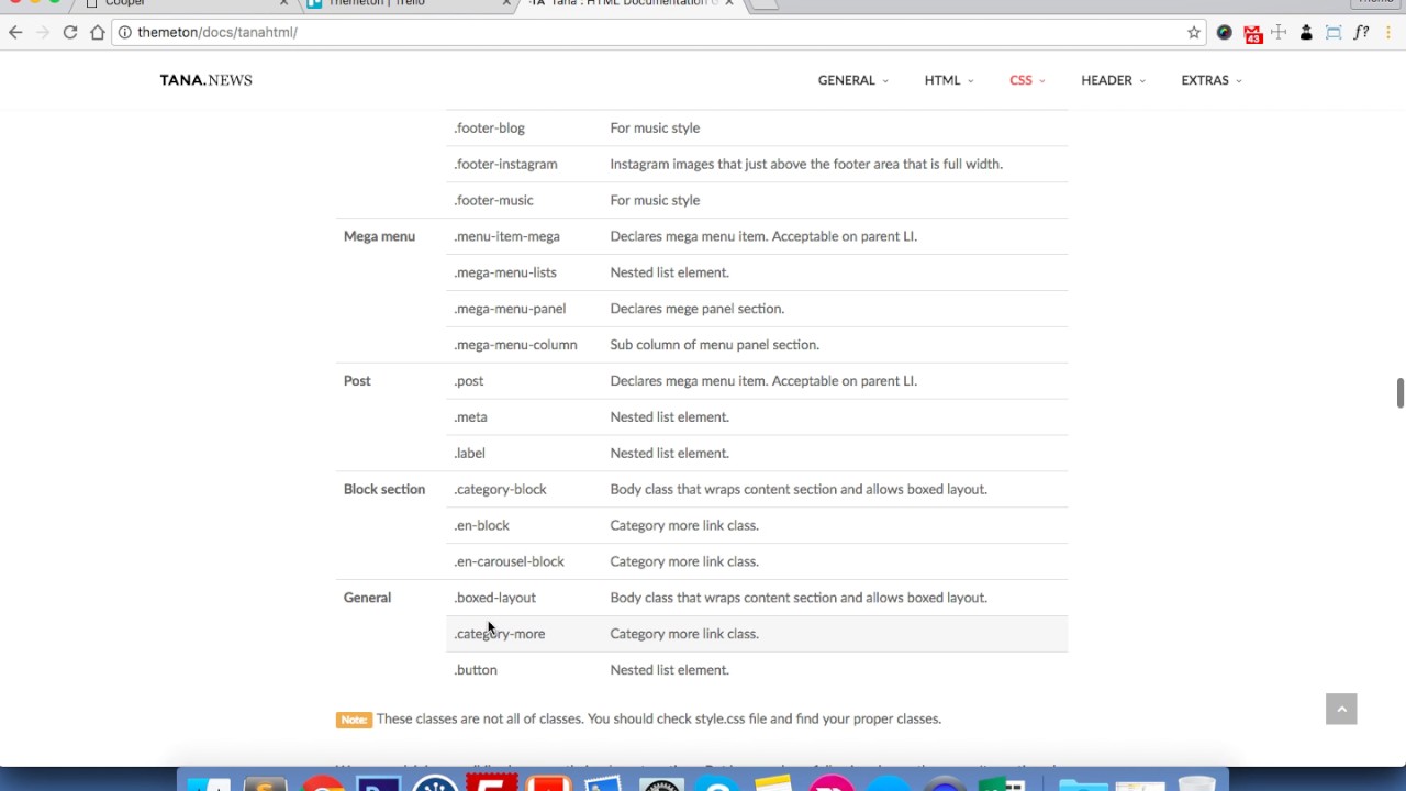10 Documentation HTML template