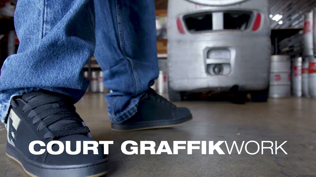 DC Work Crew Men's Court Graffik Work Shoe DC60105