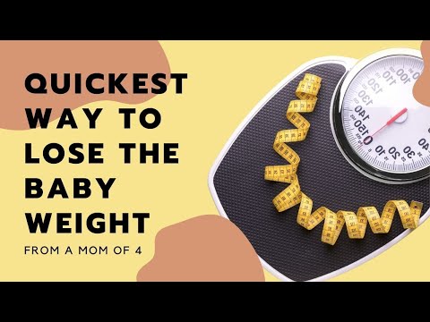 Quickest Way to Lose the Baby Weight From a Mom of 4 #postpartum #postpartumweightloss #momtobe