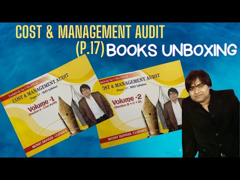 COST & MANAGEMENT AUDIT BOOK UNBOXING AND REVIEW || MOHIT BANSAL CLASSES