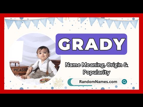 Grady - Baby Boy Name Meaning, Origin & Popularity - RandomNames.com