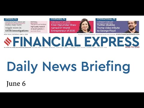 News with Financial Express June 6, 2020