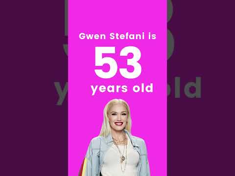 How old is Gwen Stefani? #gwenstefani #age #celebritygossip #shorts #generalknowledge