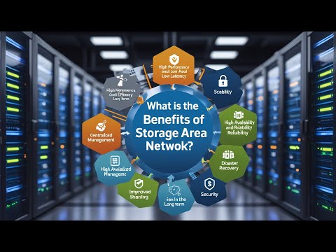 What are the Benefits of Storage Area Network (SAN) | Explain the Benefits of SAN