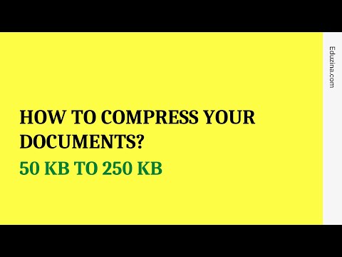 Compress documents | Required size 50 KB to 250 KB
