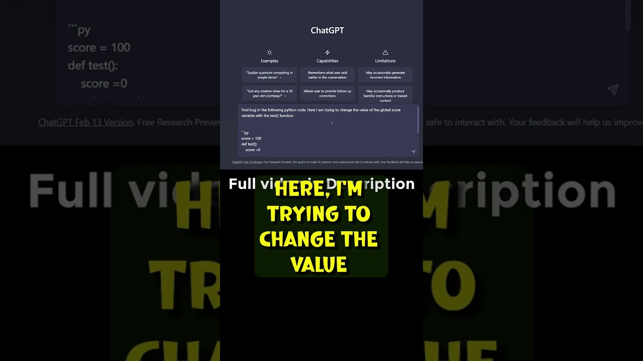ChatGPT fixes bugs in code