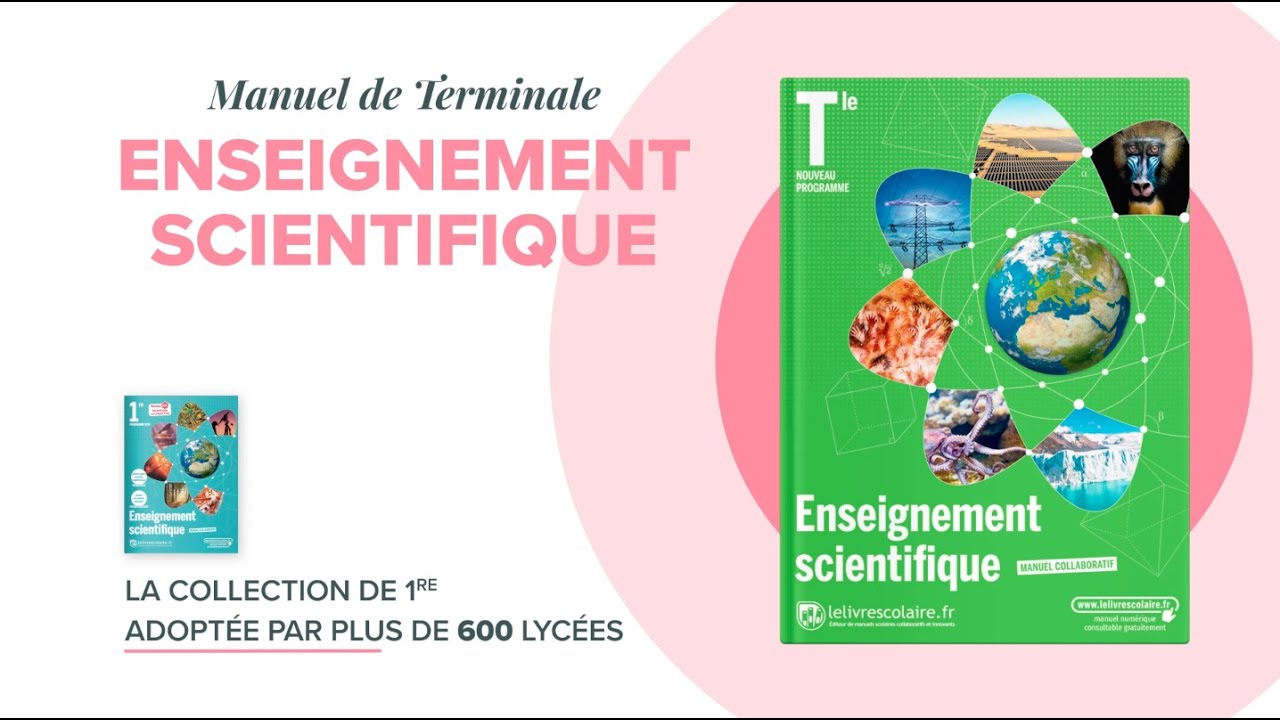 Présentation du manuel d'Enseignement scientifique terminale