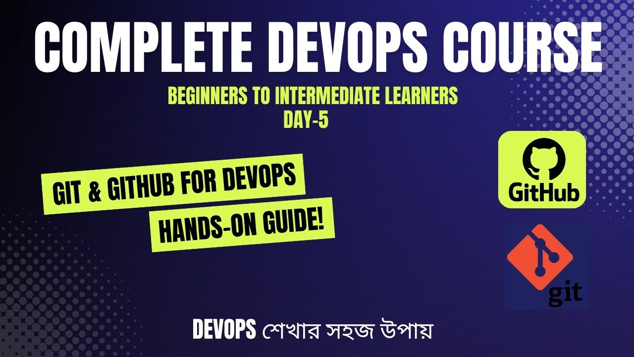 Day-5 | Git & GitHub for DevOps – Hands-On Guide! | Complete DevOps Course for Beginners (60 Days)