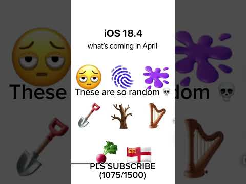 New Emojis In Apple's IOS 18 Update #emoji #apple #ios18 #update #iosupdate #iphone #capcut #shorts
