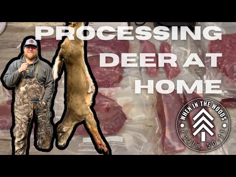 How to process a deer at home | EASY DIY Venison Butchering
