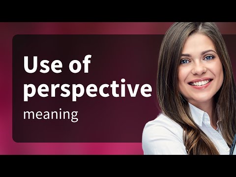 Understanding "Use of Perspective" in English