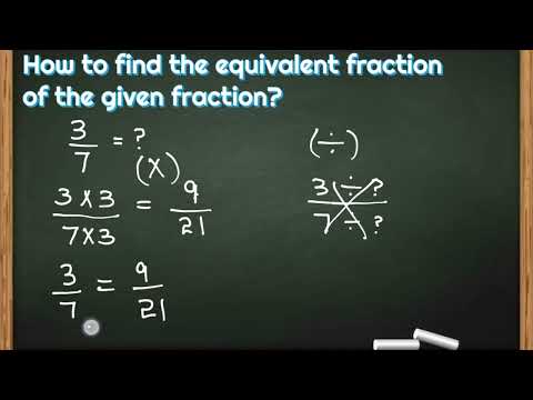 Equivalent fraction of the given fraction in Hindi/Urdu?|| Multiplication method || Division method
