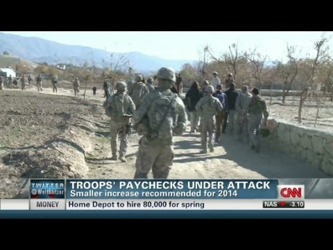 Troops' paychecks under attack