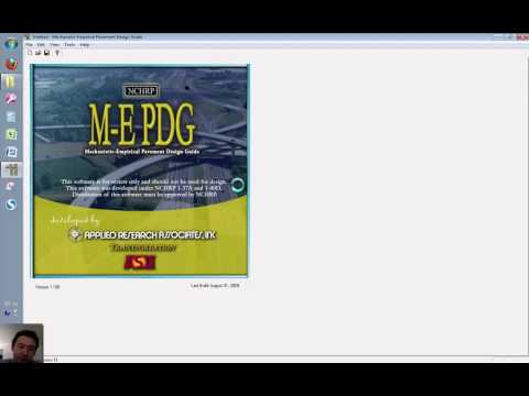 MEPDG Installation and Climate Setting