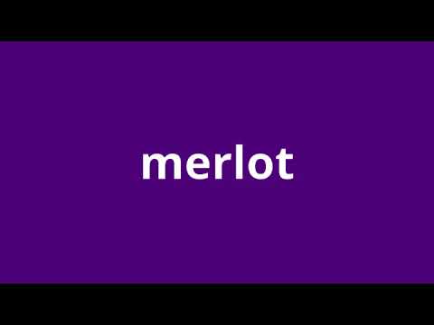 what is the meaning of merlot.