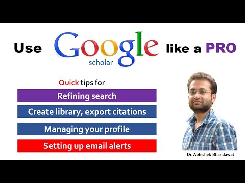 How to use google scholar like a Pro? Learn about advanced features of google scholar.