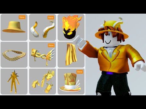 16 FREE GOLD ITEMS ROBLOX! π±π³ (2023)